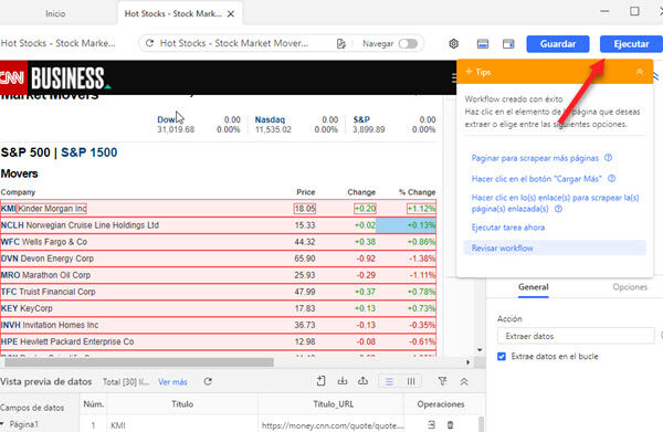 4 formas de extraer datos de una tabla | Octoparse